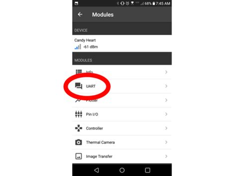 Using Ble Connect App Circuitpython Tft Candy Hearts Adafruit