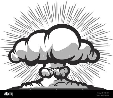 Cartoon Mushroom Cloud Explosion At Logan Newbigin Blog