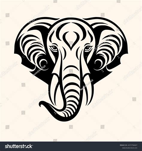Elephant Vector Logo Icon Drawing Elegant Stock Vector Royalty Free 2277756427 Shutterstock