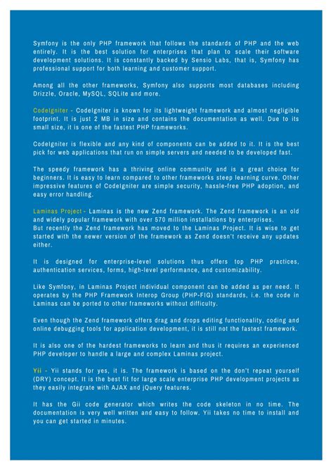 Ppt Top 8 Php Frameworks In 2021 Powerpoint Presentation Free