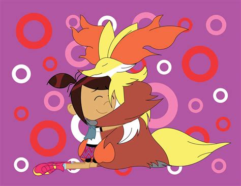 Delphoxs Big Furry Hug By Gemstonelover49 On Deviantart