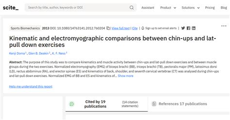 Kinematic And Electromyographic Comparisons Between Chin Ups And Lat