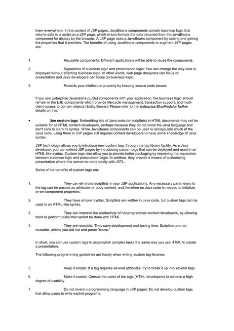 Servlets And Jsp Pages Best Practices Pdf