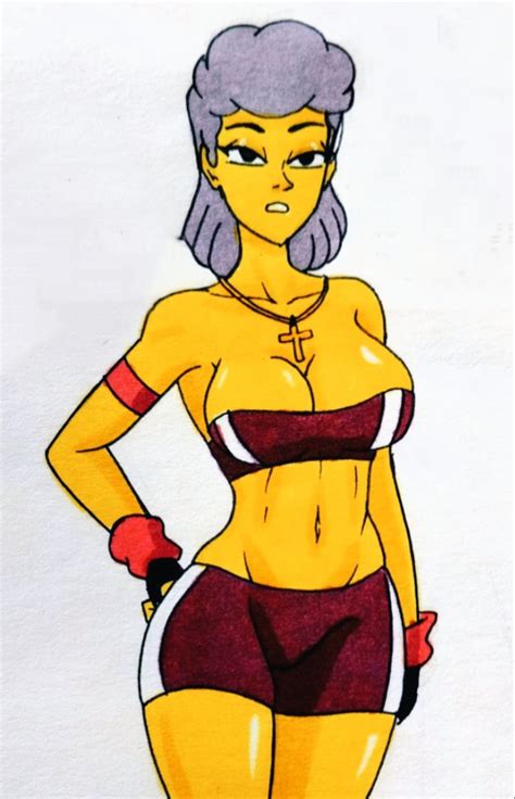 Rule 34 Helen Lovejoy Kolossusdraw Sports Bra Tagme The Simpsons
