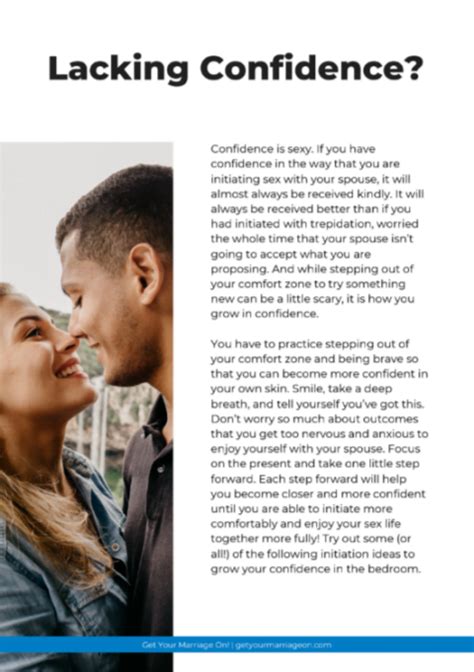 Creative Ways To Initiate Sex Get Your Marriage On