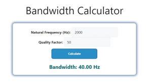 Bandwidth Calculator Savvy Calculator