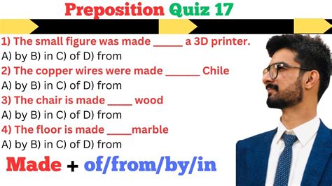 Preposition Preposition Quiz Preposition Mcqs Past Paper