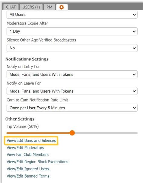 How To Manage Your Chaturbate Room Chat Settings Explained