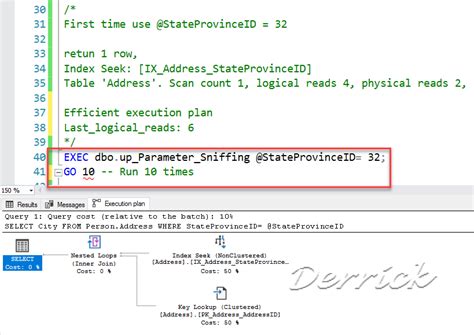 德瑞克：sql Server 學習筆記 Sql Server Parameter Sniffing Sprecompile With Recompile