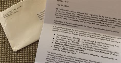 Lebo Citizens Anonymous Letter From The Inside