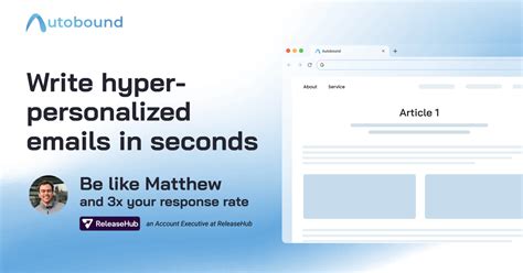 Persona Messaging Frameworks Autobound