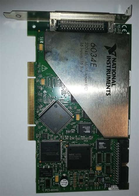 National Instruments Pci 6034e Ni Daq Card 16 Bit Analog Input
