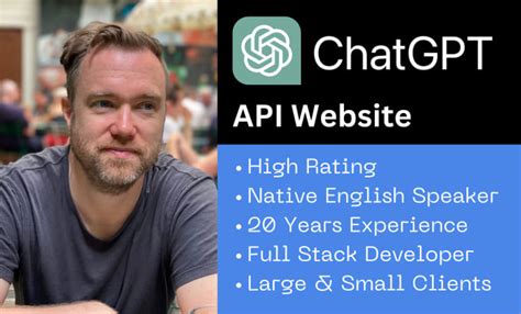 Develop A Webapp Based On The Ai Chatgpt Api By Niico Fiverr