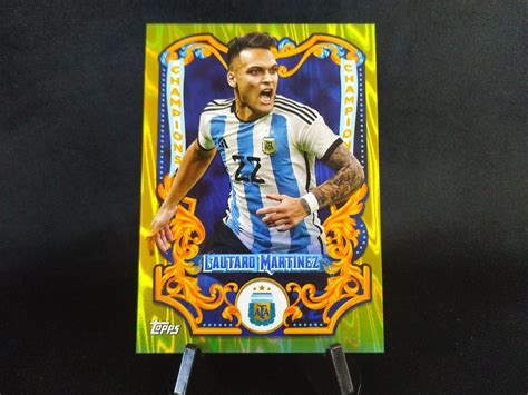 1 16【老斑马拍卖】wxan 183 Topps 2023 Fileteado 阿根廷菲勒特 高端队盒 Champions 冠军 黄探戈折