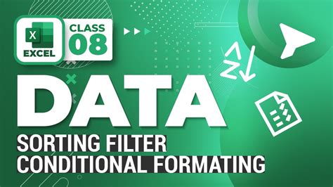 Sorting Filter And Conditional Formatting In Excel Step By Step Tutorial Tutorials Town