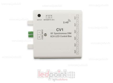 Ledpoint S R L 6ch 60W 12V Dimmer Interface RF With Sensor Output