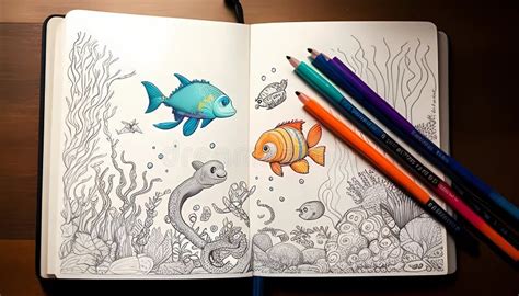 Random Pi Notebook Made With Generative Ai Stock Illustration