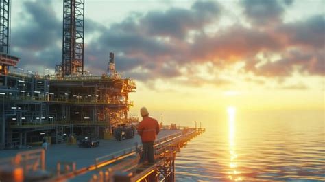 Stunning Photo Of A Vast Offshore Platform Premium Ai Generated Image Stunning Photo Of A Vast Offshore Platform Premium Ai Generated Image