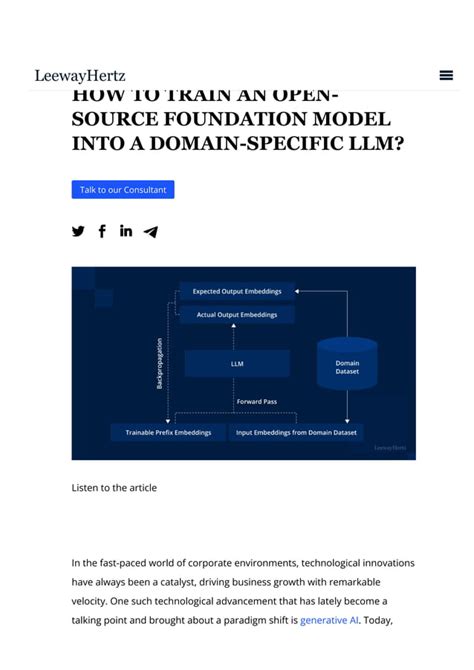 train foundation model for domain specific language model pdf