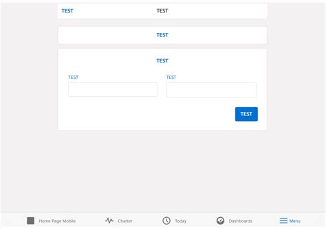 Page Layout Salesforce App Lightning Component Border Salesforce