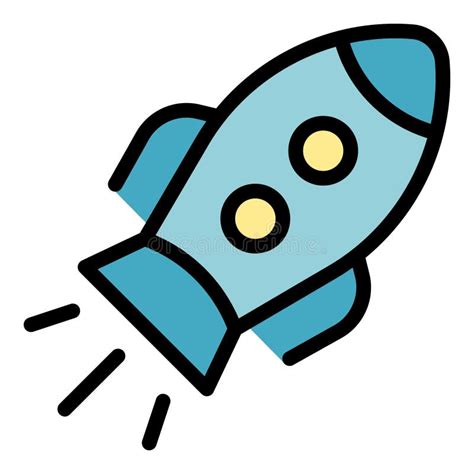 Startup Rocket Icon Vector Flat Stock Vector Illustration Of Rocket Promotion 272186762