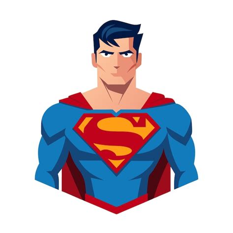 A Cartoon Image Of A Superman In A Superman Costume Premium Ai