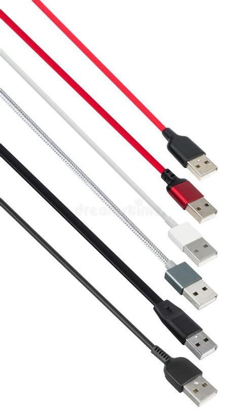 USB Connector With Cable Connecting Piece Electronic Component Computer Accessories Stock