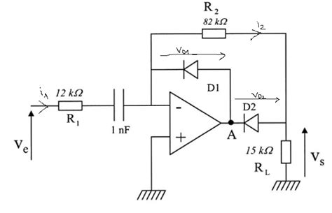 Amplificateur Opérationnel Et Diodes Exercice De Sciences Physiques De école Ingénieur 239628