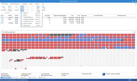 Standard Defragmentation Methods Oando Software