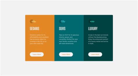 Frontend Mentor 3 Column Preview Card Component Solution Coding