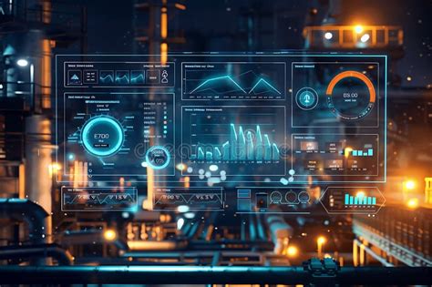 Industrial Iot Dashboard Realtime Data Analytics And Monitoring Stock