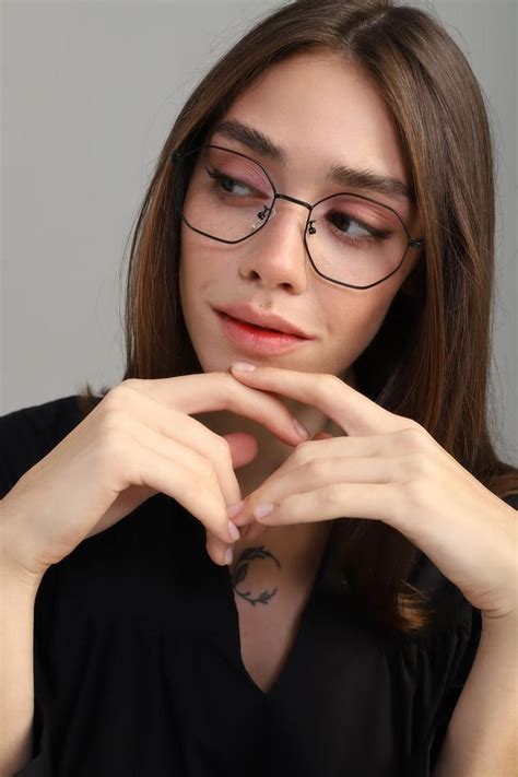 Octagonal Glasses Frames Women With Non Prescription Or Prescription