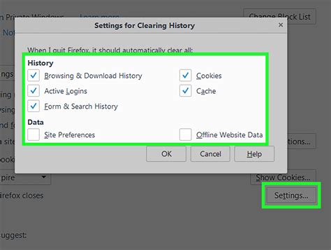 How To Automatically Delete Firefox History On Exit 4 Steps