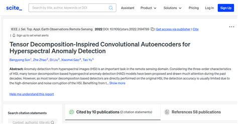 Tensor Decomposition Inspired Convolutional Autoencoders For Hyperspectral Anomaly Detection