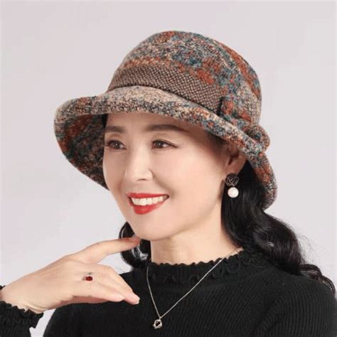 트위드 리본 엘레강스 포근 모자 겨울모자 챙모자 여성모자 방한 보온 겨울 에이블리