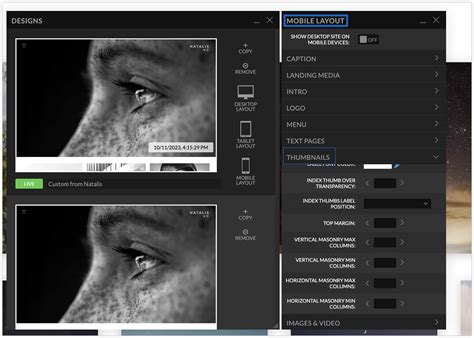fixed column settings in horizontal and vertical masonry support