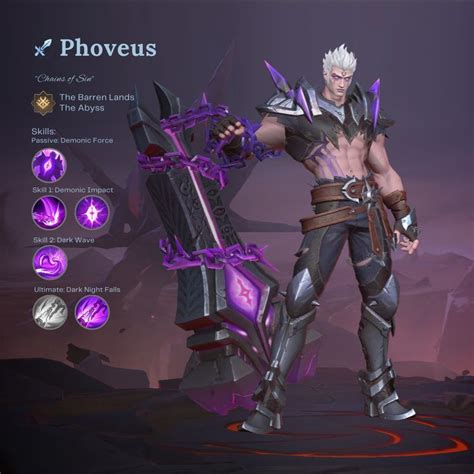 Phoveus In 2025 Cool Wallpapers Cartoon Character Art Mobile Legends