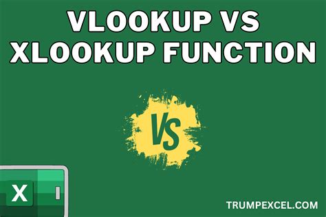Vlookup Vs Xlookup Function Whats The Difference