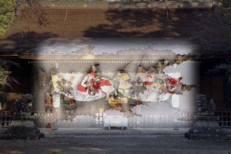 多田神社でプロジェクションマッピング 川西市制70周年PROJECT