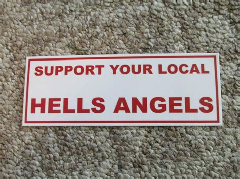 Hells Angels Support Bumper Sticker 3930134792