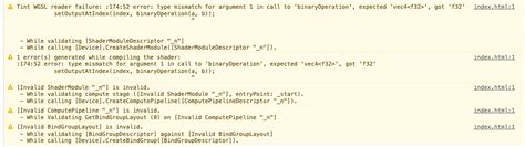 Webgpu 460 Version Failed To Compute Kernels · Issue 7700