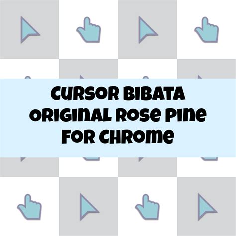 Custom Cursor Cursor Bibata Original Rose Pine For Chrome For Chrome Cursor Space