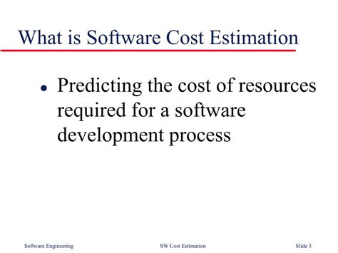 Ppt Software Engineering Software Cost Estimation Powerpoint Presentation Id