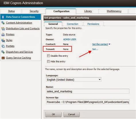 business analytics ibm cognos bi setting up multi tenancy environment using custom java provider