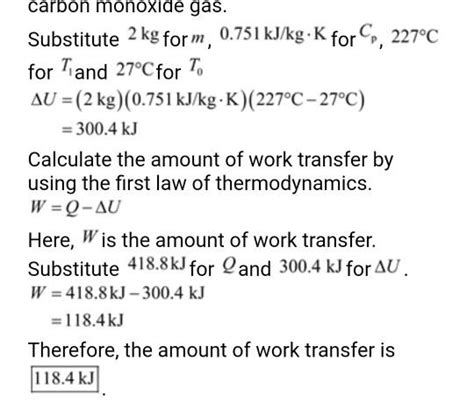 solved x chapter 7 problem 28p applying the exergy balance