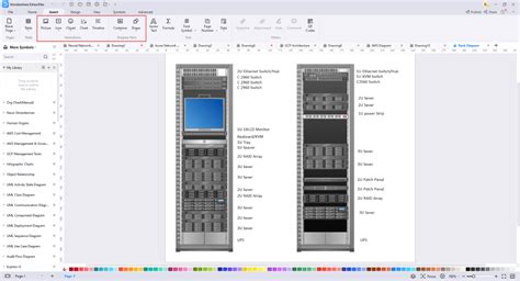 Como Desenhar Um Diagrama De Rack Edrawmax
