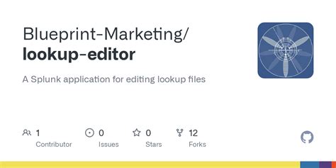 Github Blueprint Marketinglookup Editor A Splunk Application For