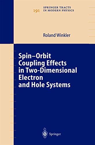 Spin Orbit Coupling Effects In Two Dimensional Electron And Hole