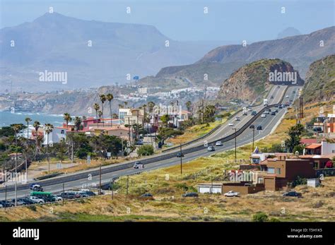 La Mision Baja California Mexico 04 21 2019 Mexico Highway 1 And