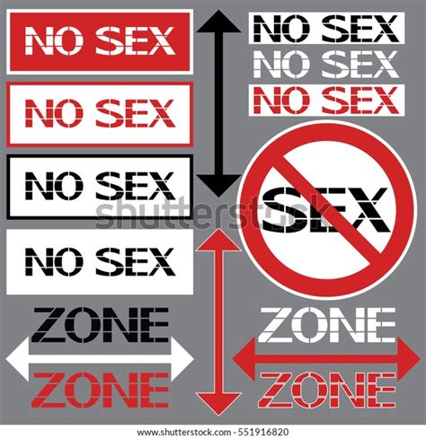 No Sex Poster Text Prohibiting Sign เวกเตอรสตอก ปลอดคาลขสทธ Shutterstock
